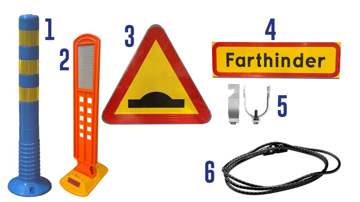 Svensktillverkat Farthinder | Fartgupp i Gummi | Flexibump